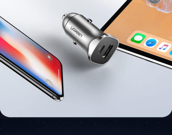 Ugreen Billader USB-C PD 30W & USB-A QC 3.0 - Dobbel Hurtiglading for ...
